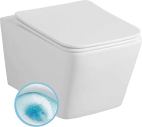 Sapho Porto - Závěsné WC, Vortex Rimless, bílá PZ102V