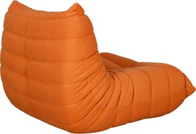 Designové křeslo Nua samet oranžové