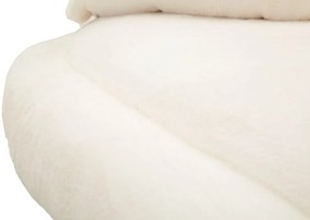 Designová pohovka Harmony 133 cm bílá / zlatá
