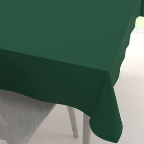 Biante Obdélníkový bavlněný saténový ubrus ST-014 Zelený 140x220 cm