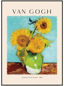 Vincent van Gogh - Slunečnice A4 (21 x 29,7 cm)