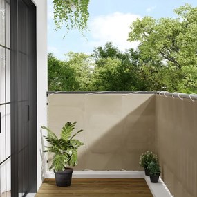 Balkonová zástěna béžová 120 x 700 cm 100% polyester oxford - Default Title