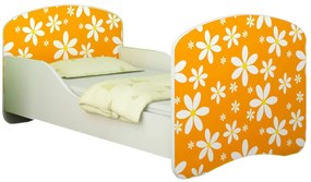 Dětská postel - Oranžová sedmikráska 160x80 cm