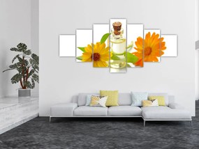 Obraz květinového oleje (210x100 cm)