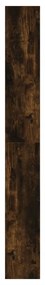 Botník kouřový dub 60 x 21 x 163,5 cm kompozitní dřevo - Default Title
