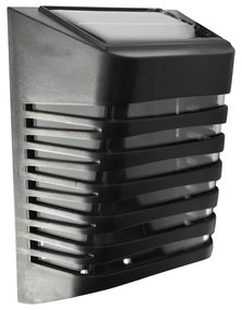 Exteriérové ​​solární nástěnné LED svítidlo Strip, 1x LED 0,12w, černá