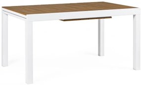 BIZZOTTO Rozkládací zahradní stůl ELIAS 140x90cm bílý 0662823
