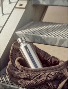 Lahev pro výrobník sody z nerezové oceli ve stříbrné barvě Brus – Stelton