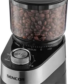 SENCOR SCG 5060BK černá / Mlýnek na kávu / zásobník 160g / 140W