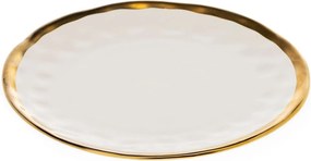 Keramická sada talířů Lissa White Gold 8ks