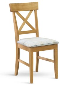 Stima Židle OAK dubová s čalouněným sedákem Látky: MIRON terracotta 22