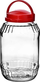 Skleněná dóza s víčkem MOLDI 3,1 l