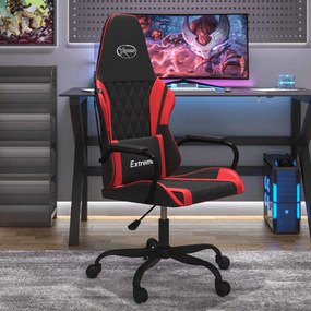 vidaXL Masážní herní židle umělá kůže [345543] Barva: Černo-červený