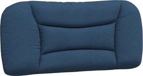Postel s matrací Hvar modrá 90 x 190 cm textil 3208505