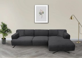 Hanah Home Rohová pohovka MARIA šedá pravá 290 cm 632CNA1102