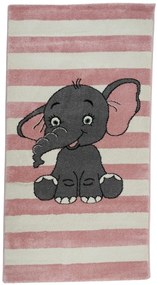 Vopi, Dětský koberec Kiddo A1087 pink, 160x230, růžová, dětský pokoj