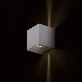 RED R13839 TITO SQ DIMM nástěnná bílá 230V LED 2x3W IP65 1800K-3000K - RED - DESIGN RENDL