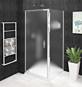 GELCO s.r.o. Čtvercová zástěna 90x90 GELCO SIGMA SIMPLY CHROM - pivotové dveře 900x900 mm GS3899-GS4390