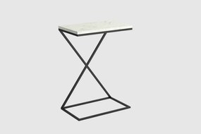 Wersal Příruční odkládací stolek Doti 71 cm - světlý mramor