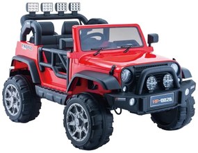 HračkyZaDobréKačky Dětské elektrické autíčko Jeep HP012 červené