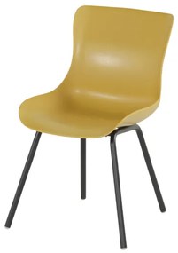 Jídelní židle Sophie Rondo s alu podnoží, Curry Yellow HN21701072