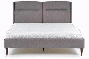 Čalouněná postel Scantino 160x200 dvoulůžko šedá
