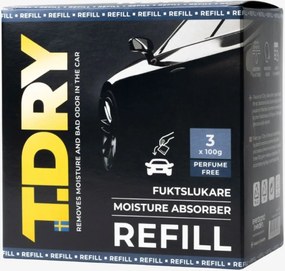 Everbrand Sweden Everbrand náhradní sáčky do pohlcovače vlhkosti T.Dry, neparfem. 3x 100g
