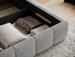 Postel Edvige + Dřevěný rám + plynový výtah + kontejner 160x200
