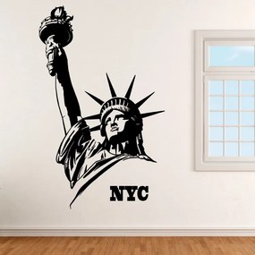 Socha Svobody NYC - vinylová samolepka na zeď 100x61cm
