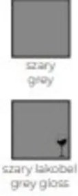 Arkos Šatní skříň Margo 120 Kombinace barev: Šedá + šedá