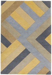 Žlutý koberec Jigsaw Ochre Grey Rozměry: 160x230 cm