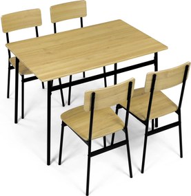Autronic Jídelní set AUT-O2155 Odstín: Dub divoký