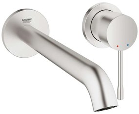Grohe Essence - Umyvadlová baterie L pod omítku, 2-otvorová instalace, supersteel 19967DC1