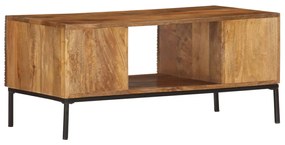 Konferenční stolek 90 x 45 x 40 cm masivní mangovníkové dřevo - Default Title
