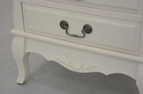 Komoda Dijon 53 cm z masivu krémová