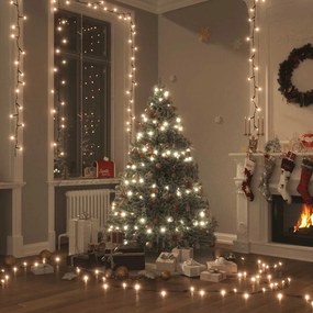 Světelný LED řetěz se 150 LED diodami teplý bílý 15 m PVC 330046