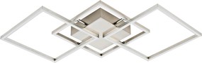XXXLutz STROPNÍ LED SVÍTIDLO, 75,5/37/6 cm Novel - Stropní svítidla - 008983001201