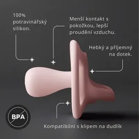 Tommee Tippee Silikonový Dudlík Ultra-light 0-6m, 4 ks, GIRL