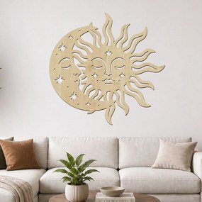 dřevo života Dřevěná dekorace na zeď SOULAD Zvolte rozměr (cm): 40x40, Zvolte barvu dekoru: Černá