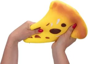 MEGA SQUEEZE Mačkací pizza XL / Antistresová hračka / Plast / 19 x 17,