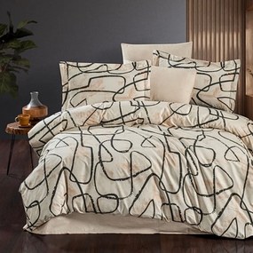 Povlečení bavlněné Efekt TiaHome - 1x Polštář 90x70cm, 1x Přikrývka 140x200cm