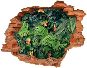 Wallmuralia Samolepící nálepka Egzotický prales 90x70 cm