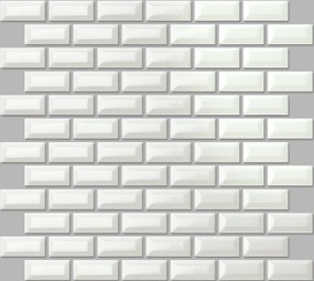 Keramická mozaika Premium Mosaic bílá 30x30 cm lesk MOS2348WH