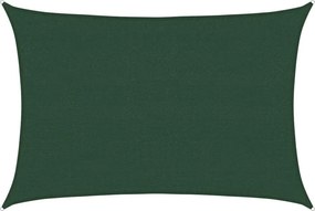 Plachta proti slunci 160 g/m² tmavě zelená 4 x 5 m HDPE 311463