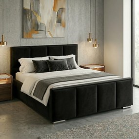 Eka Čalouněná postel Passion - Fresh 90x200 cm Barva látky - Fresh: Modrá (Fresh 11), Úložný prostor: Bez úložného prostoru