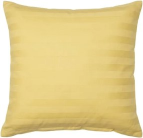 DADKA Povlak na polštář atlas grádl žlutý proužek 2,5 cm Rozměr 40x40