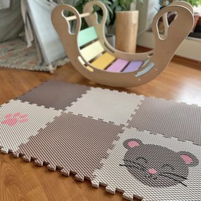Vylen Minideckfloor podlaha 6 dílů - myška a tlapka 230089  660x805mm