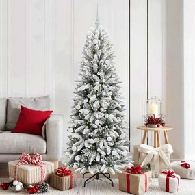 Umělý vánoční stromeček Bílá 180 cm PVC, plast, ocel a PE 3396048