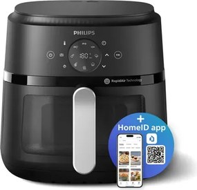 Philips 2000 Series Airfryer 2000 series, objem 6,2 l (stříbrná) NA231/00