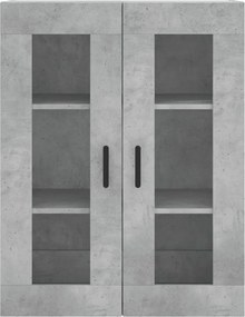 Skříň highboard betonově šedá 69,5x34x180 cm kompozitní dřevo 3198349